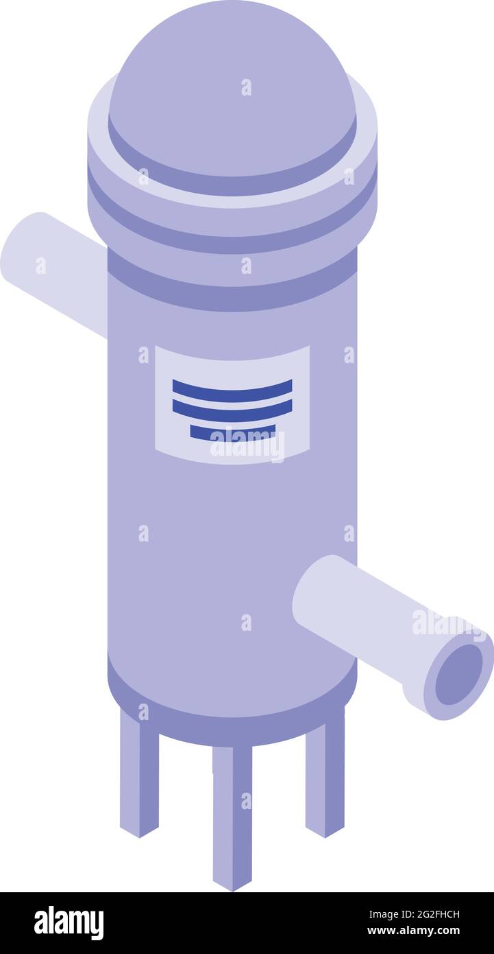 Water purification icon. Isometric of Water purification vector icon ...