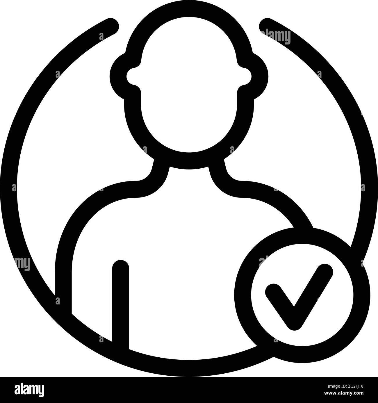 Anonymous avatar icon. Outline Anonymous avatar vector icon for web ...