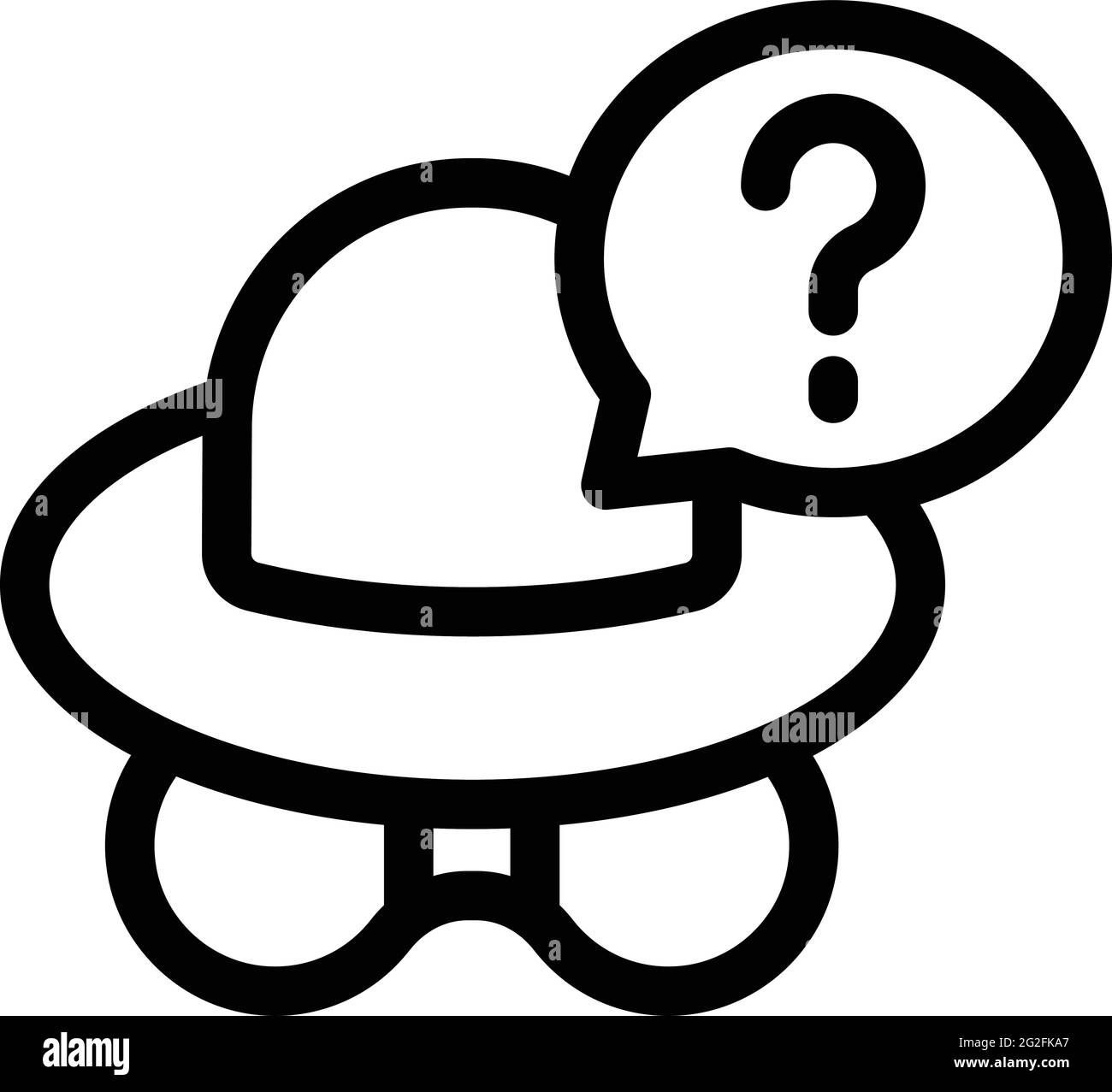 Anonymous information icon. Outline Anonymous information vector icon ...