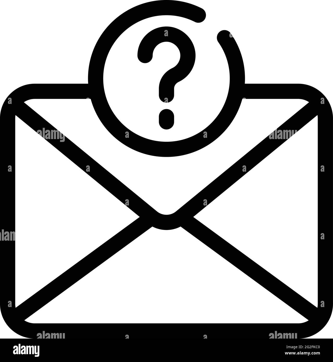 Anonymous mail icon. Outline Anonymous mail vector icon for web design ...