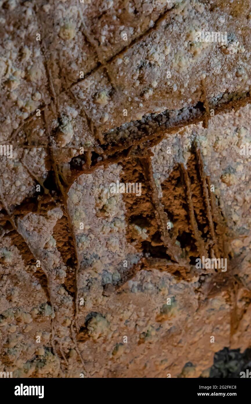 Boxwork formations wind cave national park south hi-res stock ...