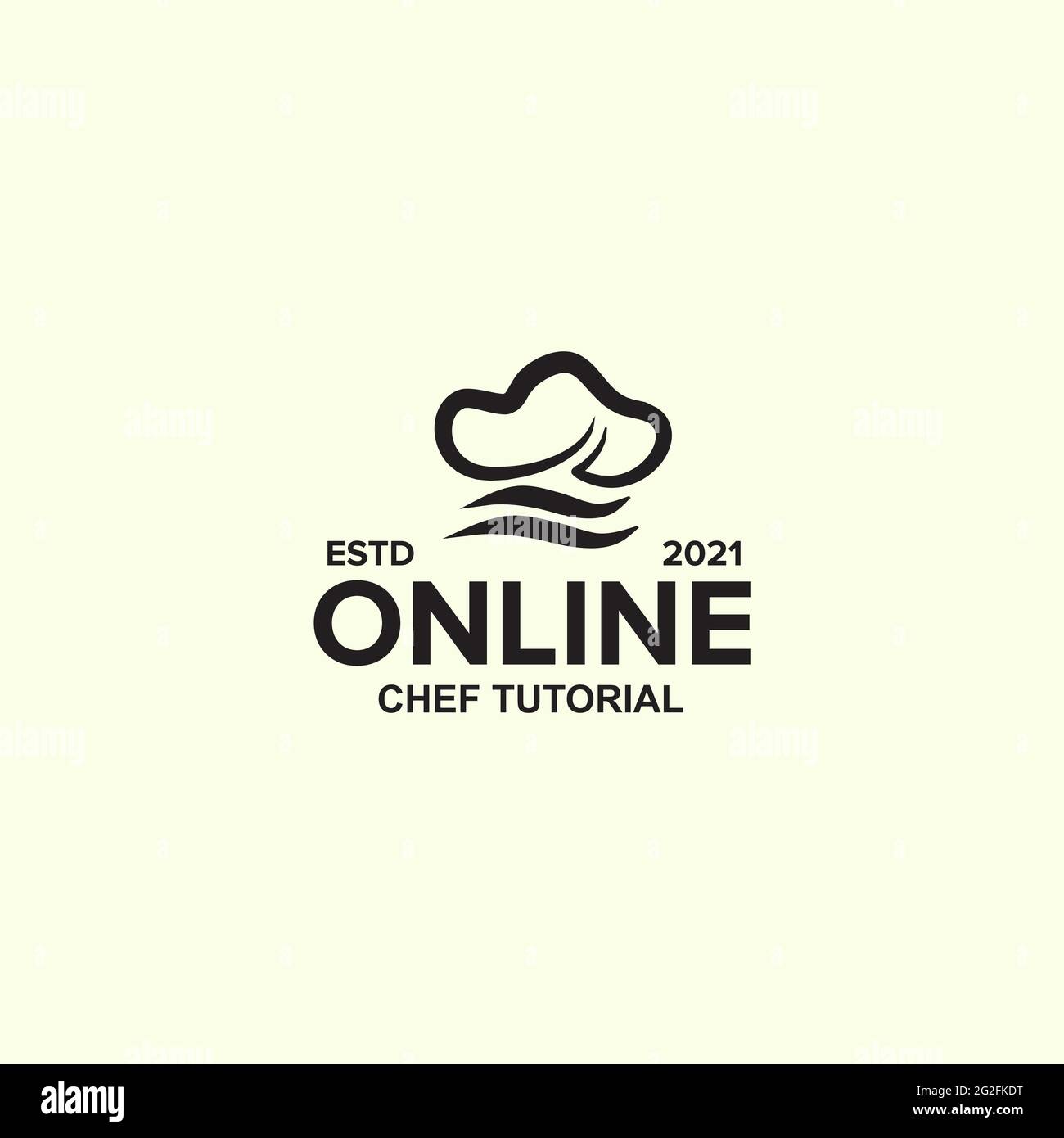 Online chef app logo design vector template Stock Vector Image & Art ...