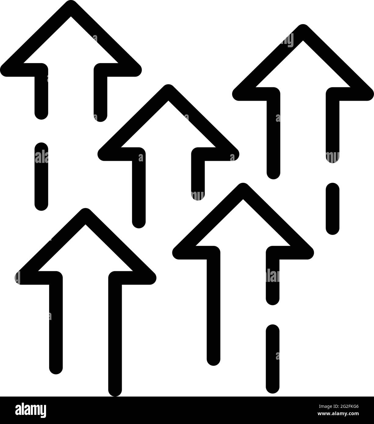 Arrows trust relationship icon. Outline Arrows trust relationship ...