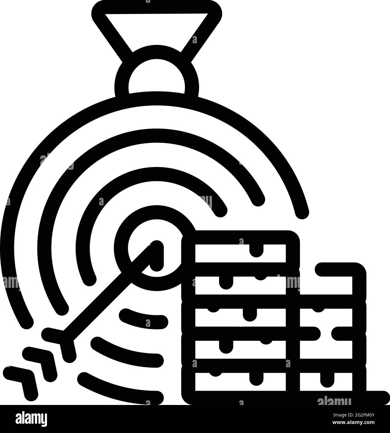 Relationship target icon. Outline Relationship target vector icon for ...