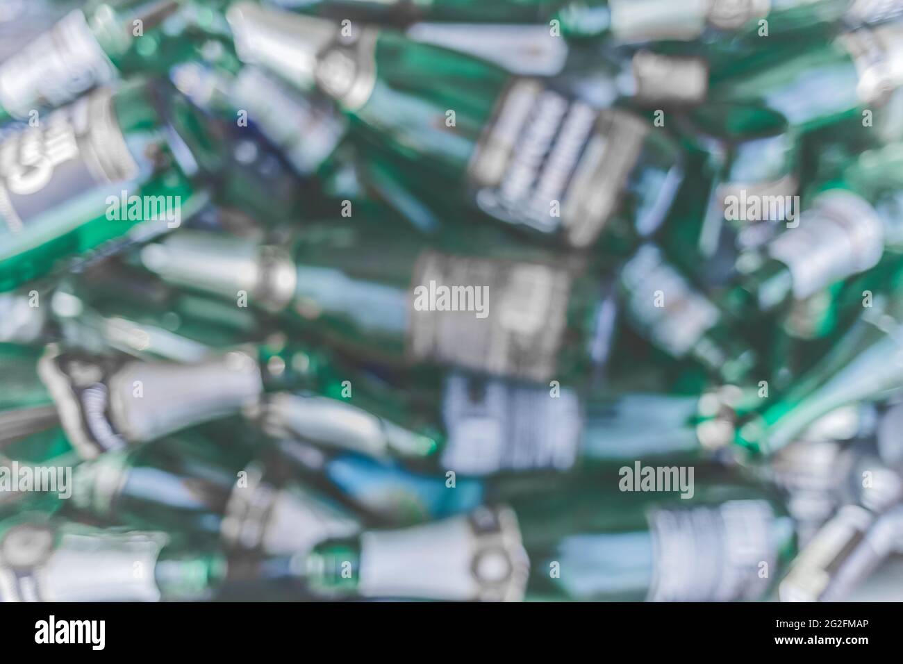 Blurred background of glass waste, recycling and recycle trash Stock ...