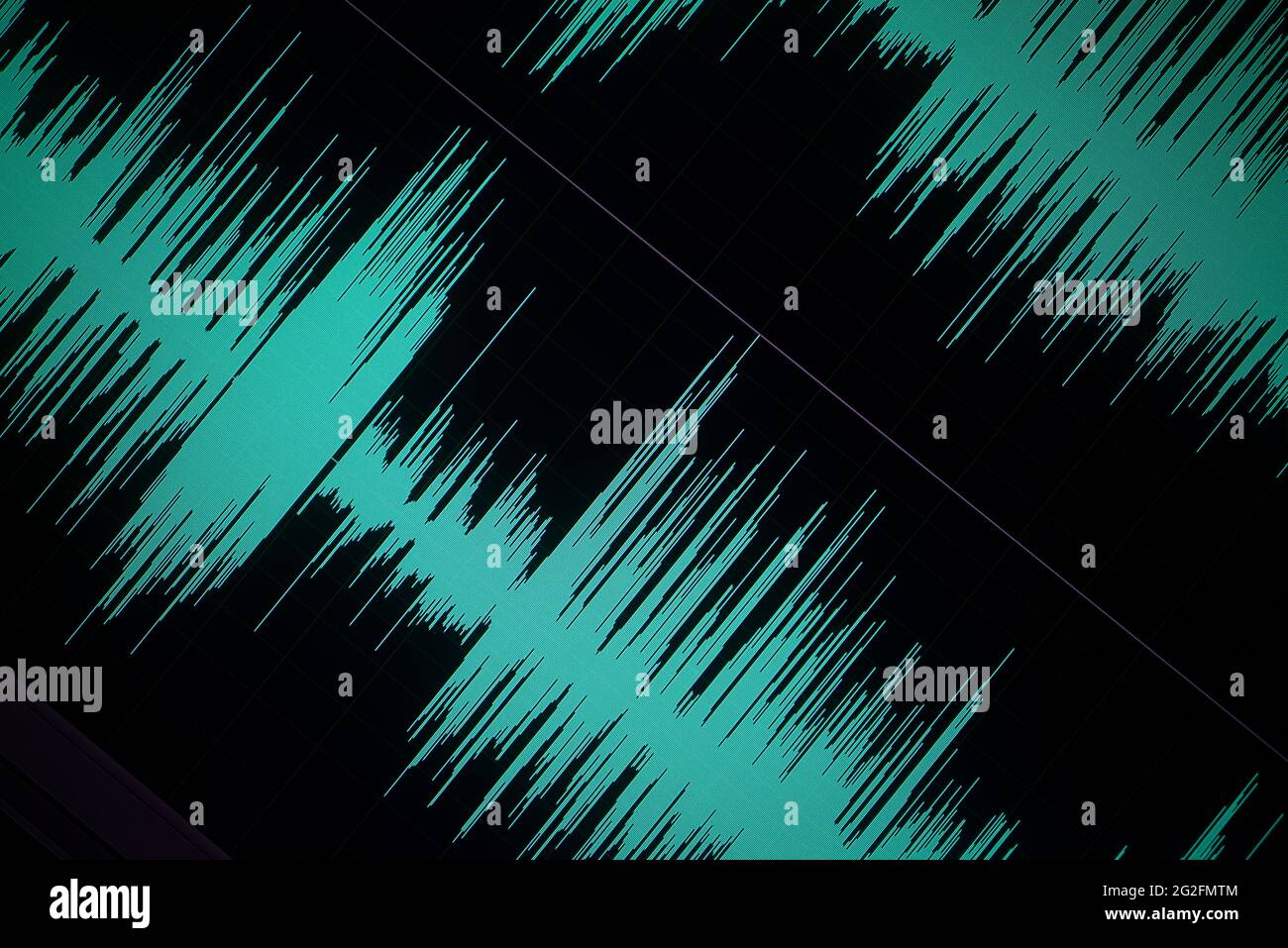 Voiceover studio voice actor dialogue recording audio sound wave on ...