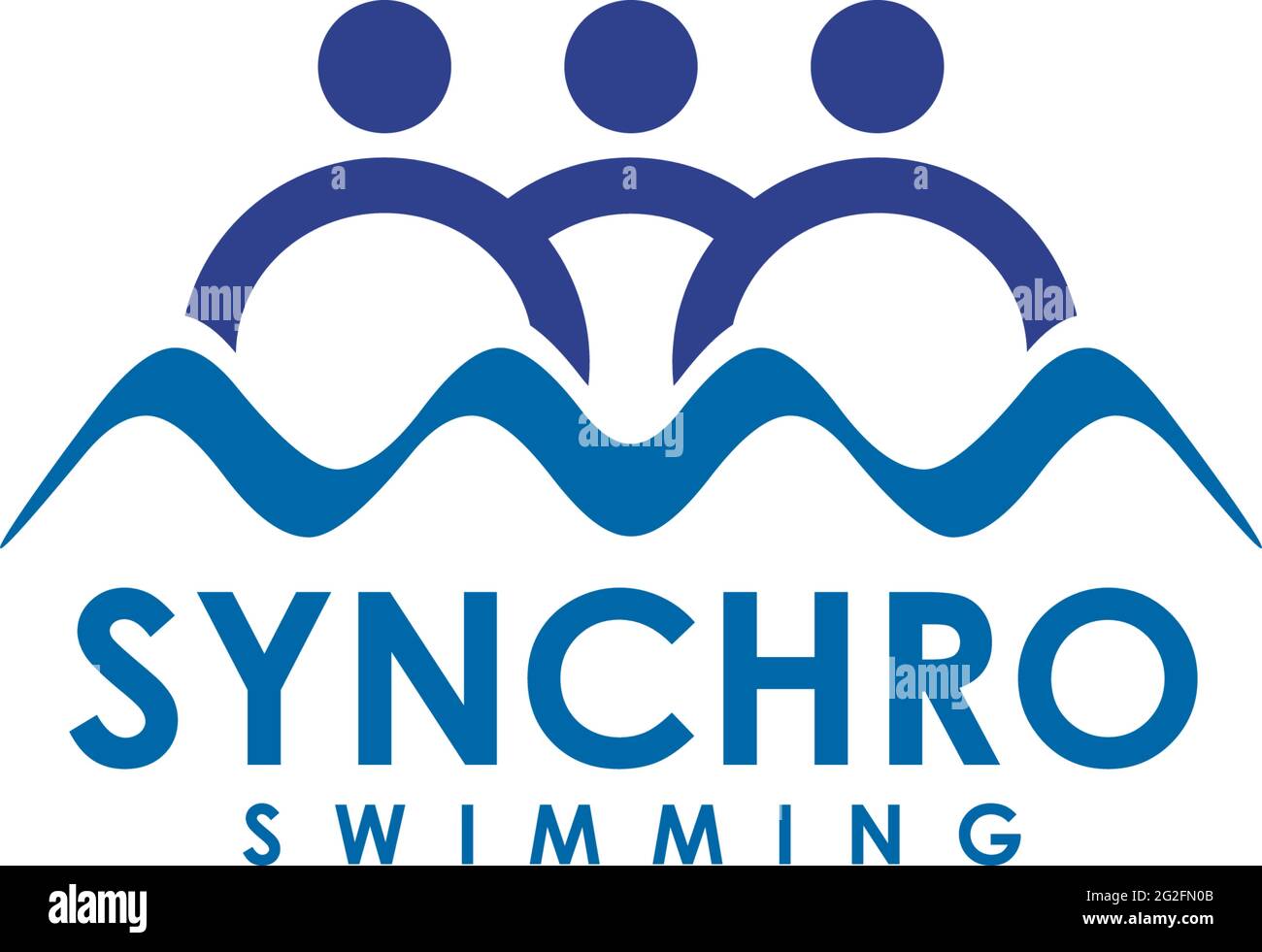 Synchro swimming Stock Vector Images - Alamy