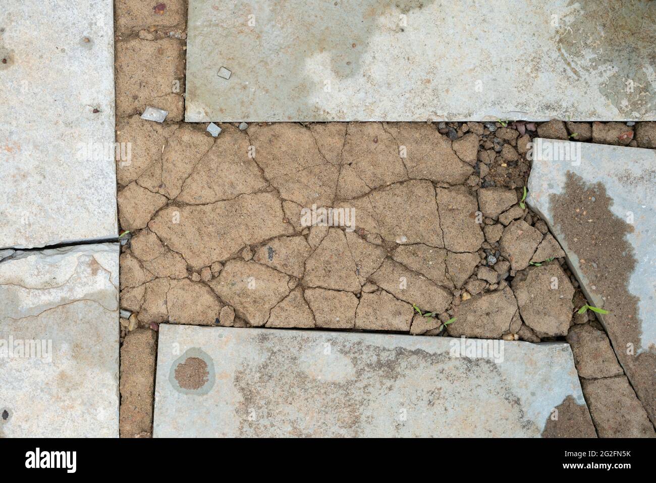 Closeup shot broken tile hi-res stock photography and images - Alamy