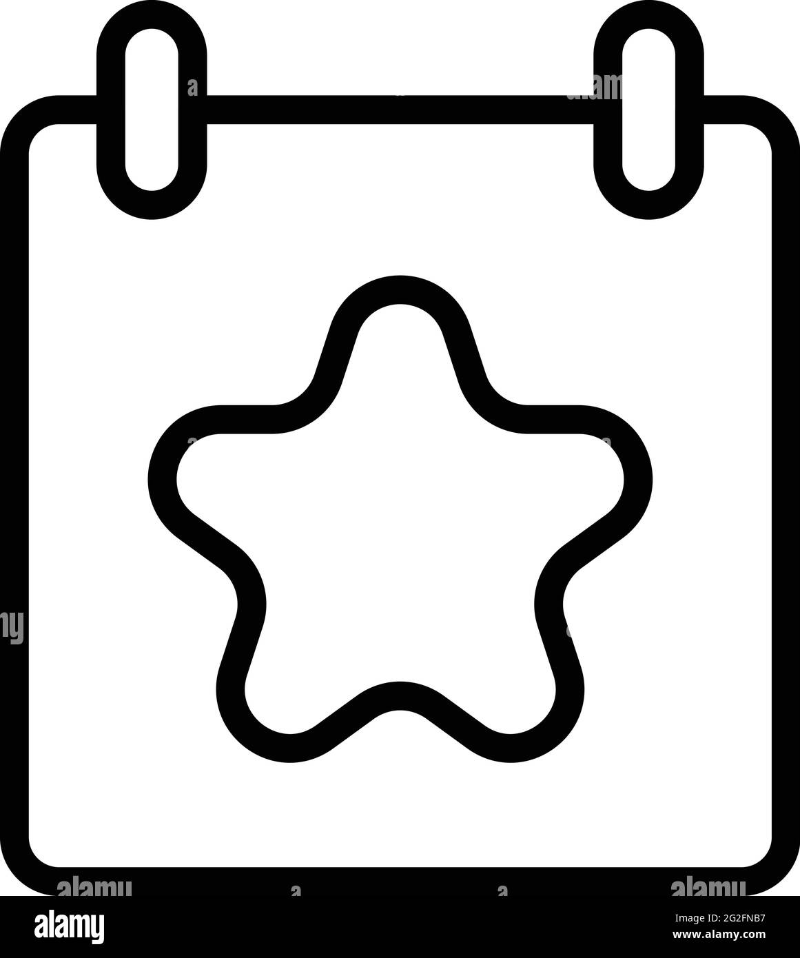 Event planner symbol icon. Outline Event planner symbol vector icon for ...