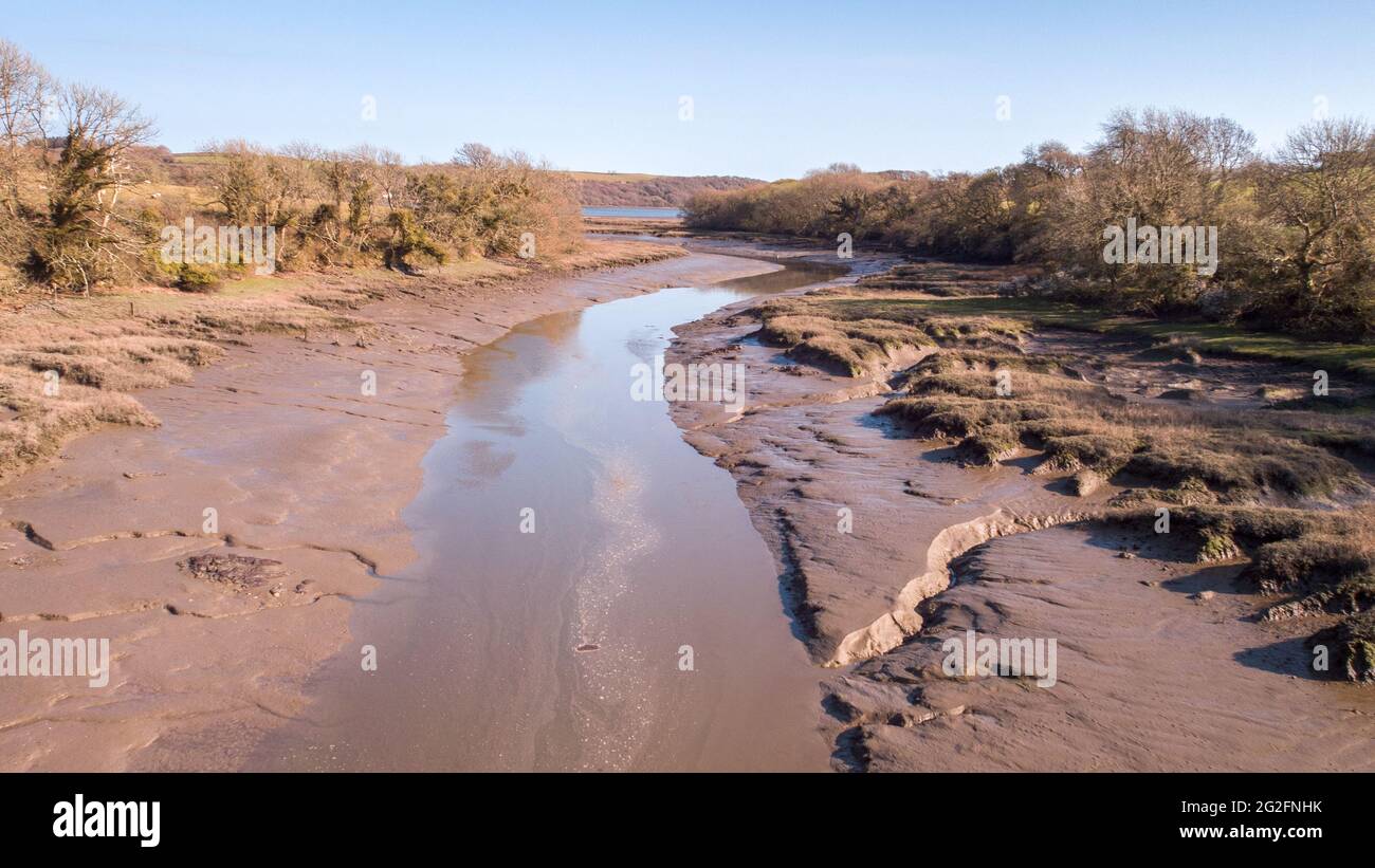 The cleddau estuary, pembrokeshire hi-res stock photography and images ...