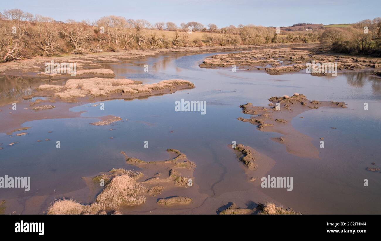 The cleddau estuary, pembrokeshire hi-res stock photography and images ...