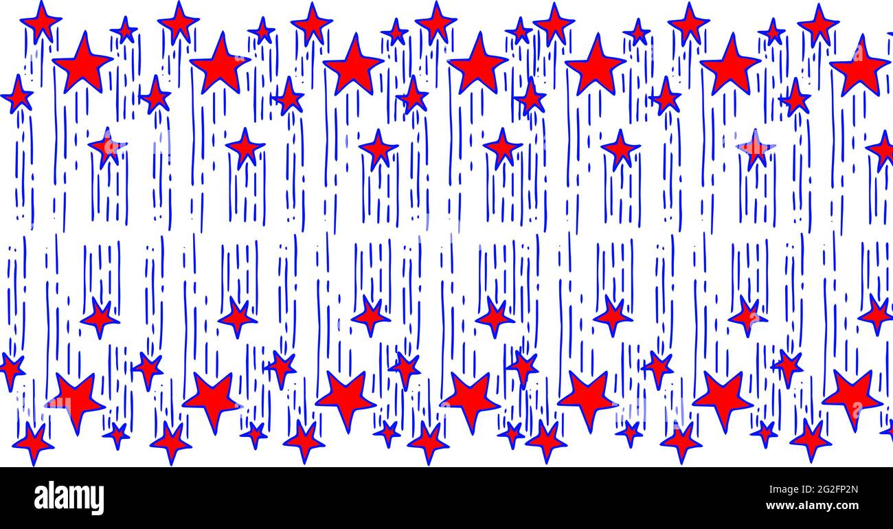 Composition of multiple red american flag stars on white background ...
