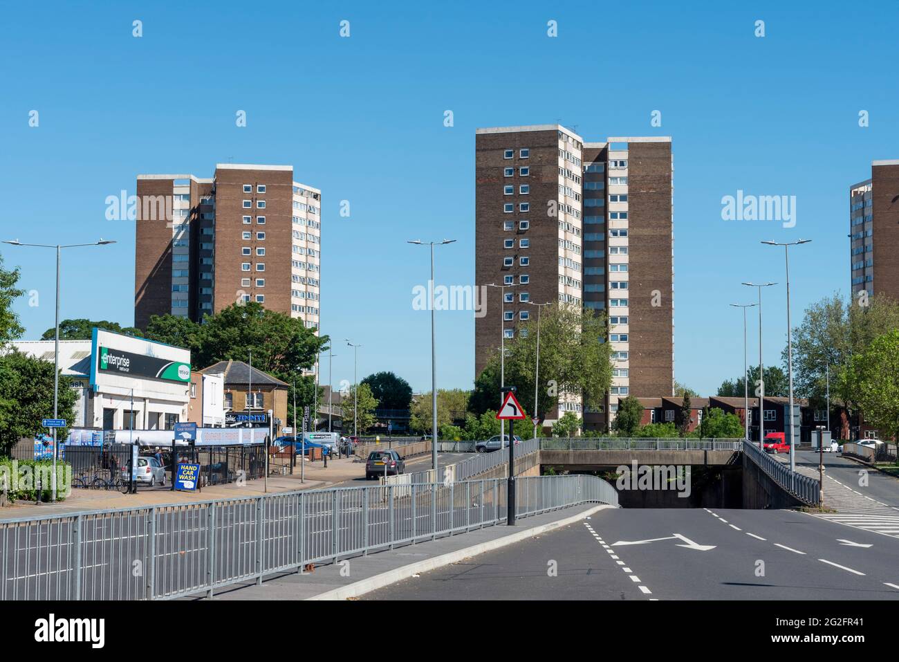 Queensway estate Tower block, block of flats high rise in Southend on ...