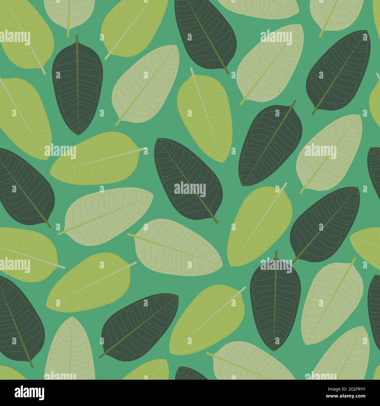 Seamless graphic ditsy vector foliate pattern design of exotic fresh ...