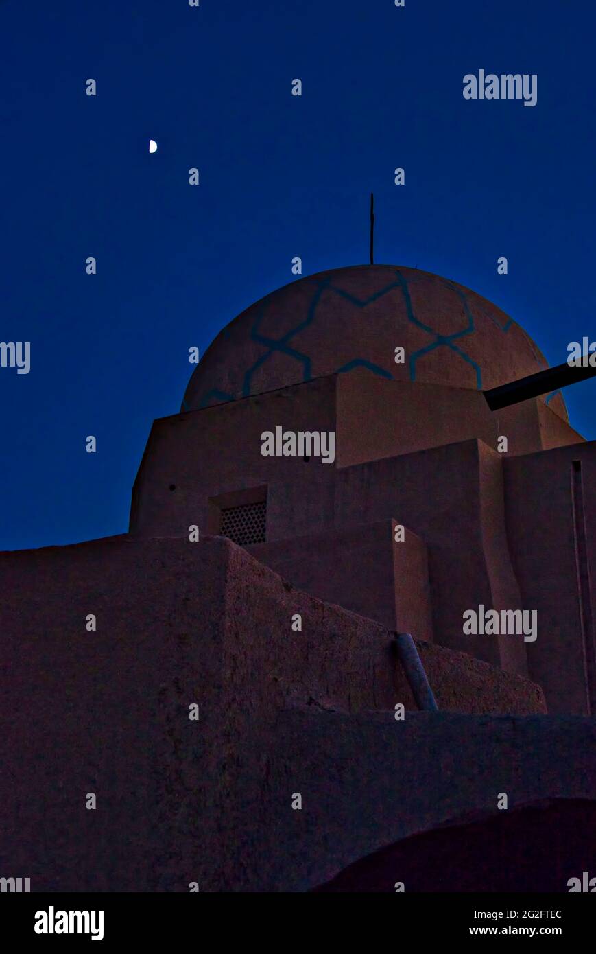 Streets of Old Yazd, Yazd, Iran. UNESCO World Heritage Site Stock Photo ...