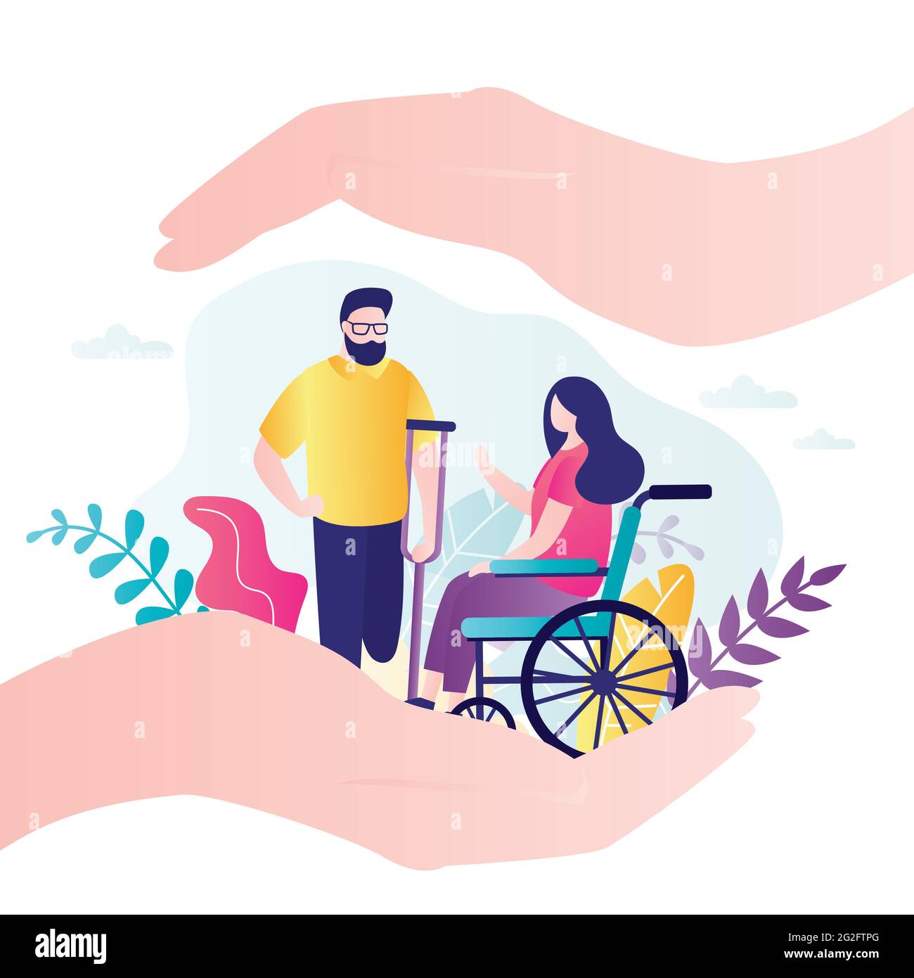 Mobility disabilities Cut Out Stock Images & Pictures - Alamy