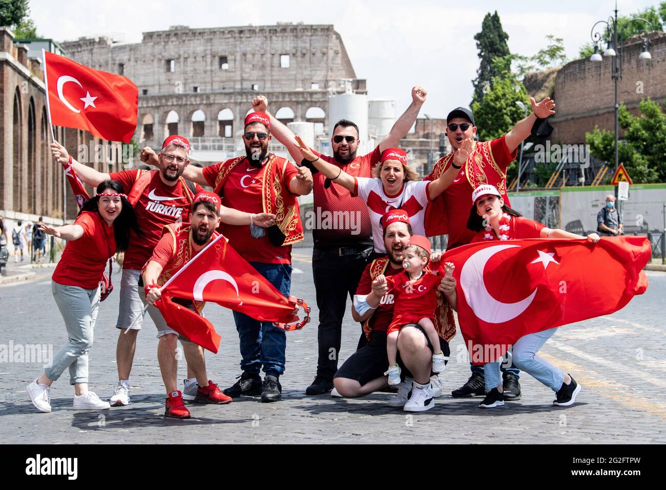 Turkey fans cheer on their team hi-res stock photography and images - Alamy