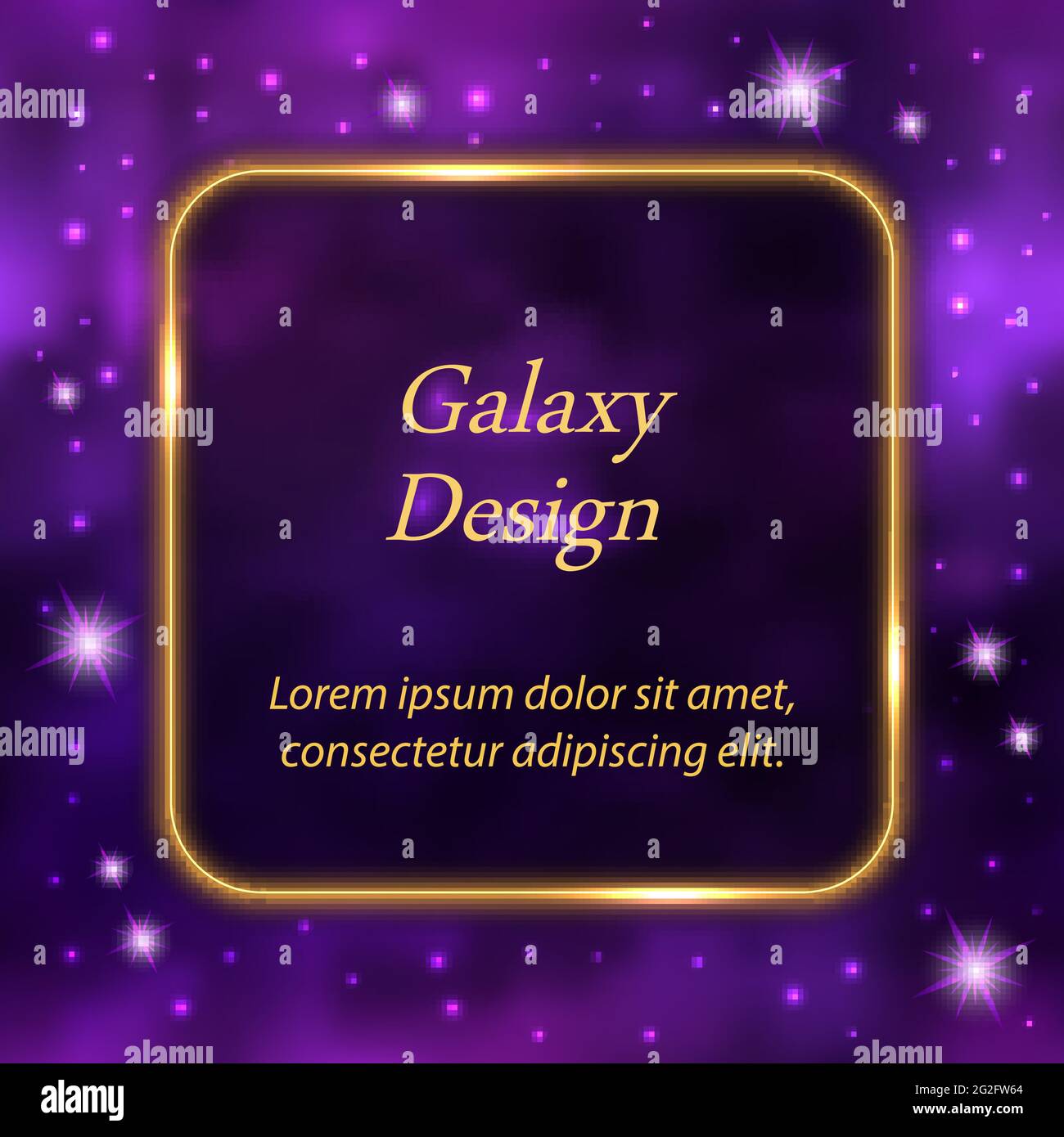 Space Galaxy Frame Backgrond