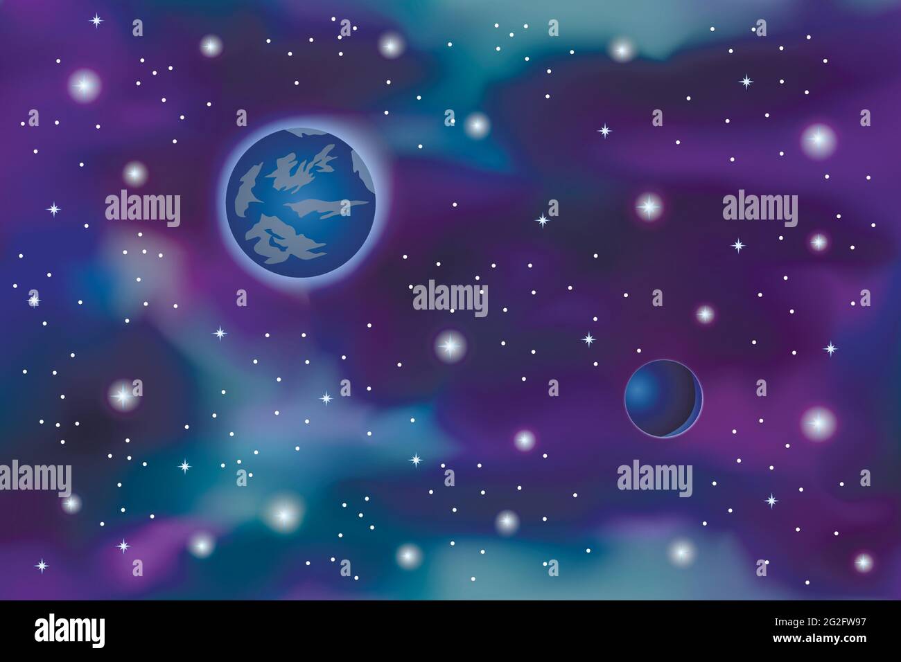 Cosmic background Stock Vector Images - Alamy