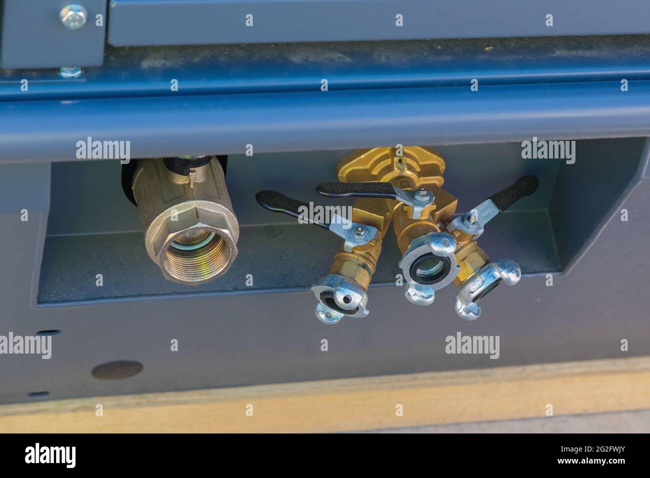 Close up compressor unit valves hi-res stock photography and images - Alamy