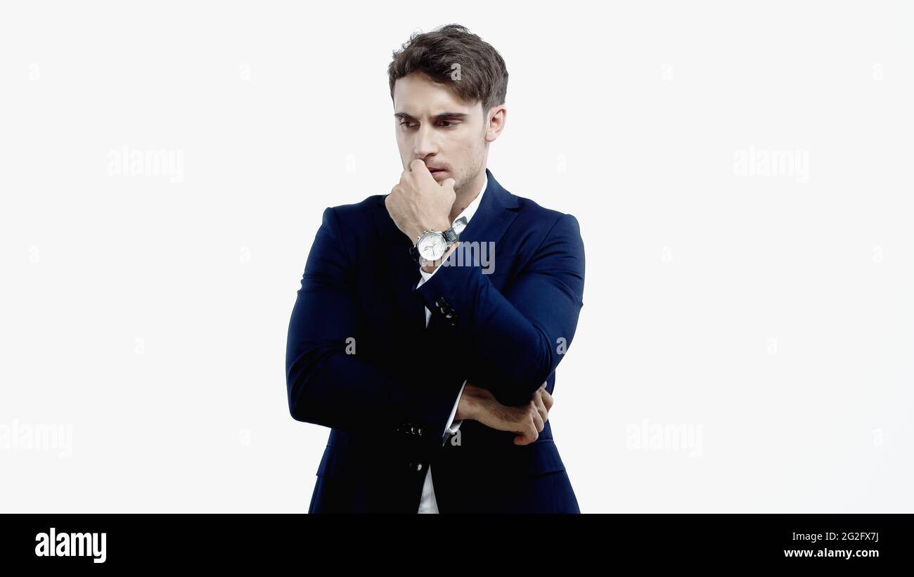 Thoughtful manager hi-res stock photography and images - Alamy