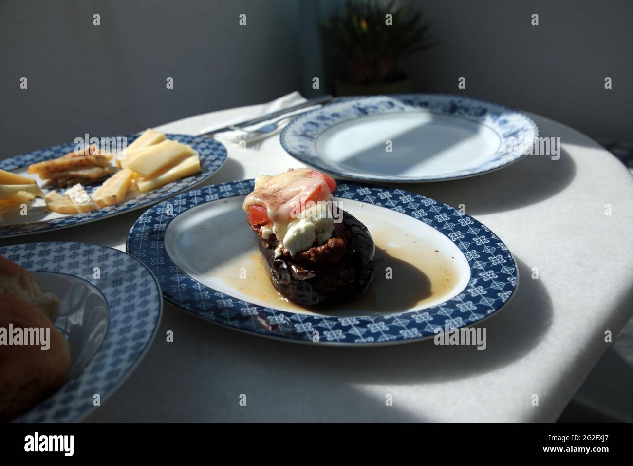 Naxos taditional food Stock Photo - Alamy