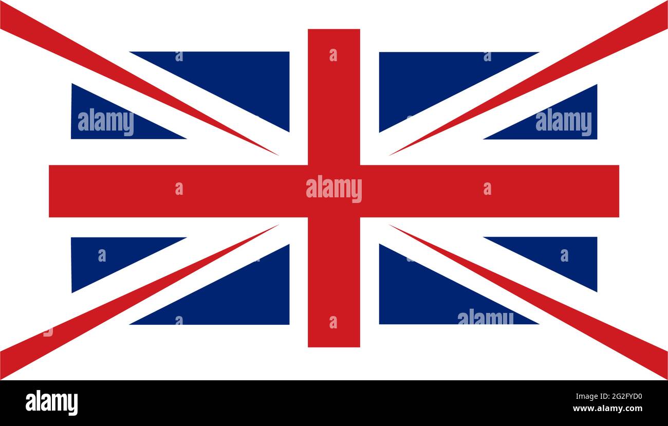United Kingdom England flag logo design vector template Stock Vector ...