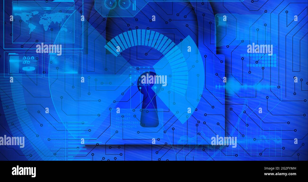 Composition of digital data processing and computer circuit board Stock ...
