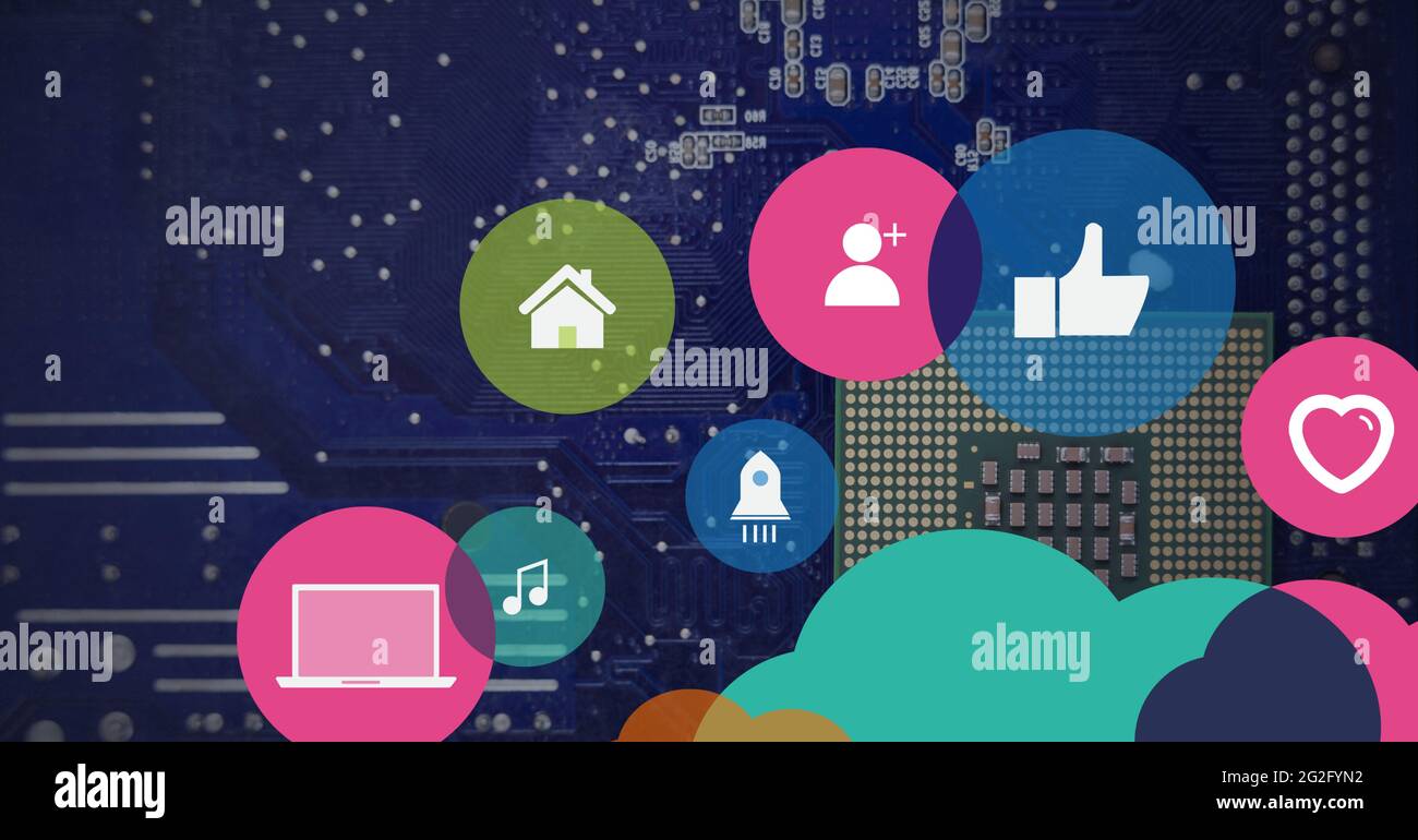 Digital network circuit hi-res stock photography and images - Alamy