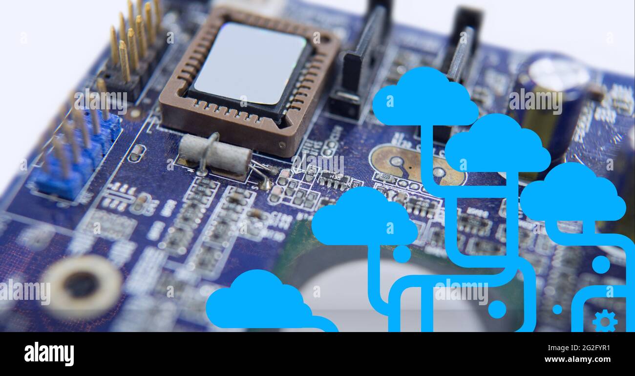 Digital circuit cloud hi-res stock photography and images - Alamy