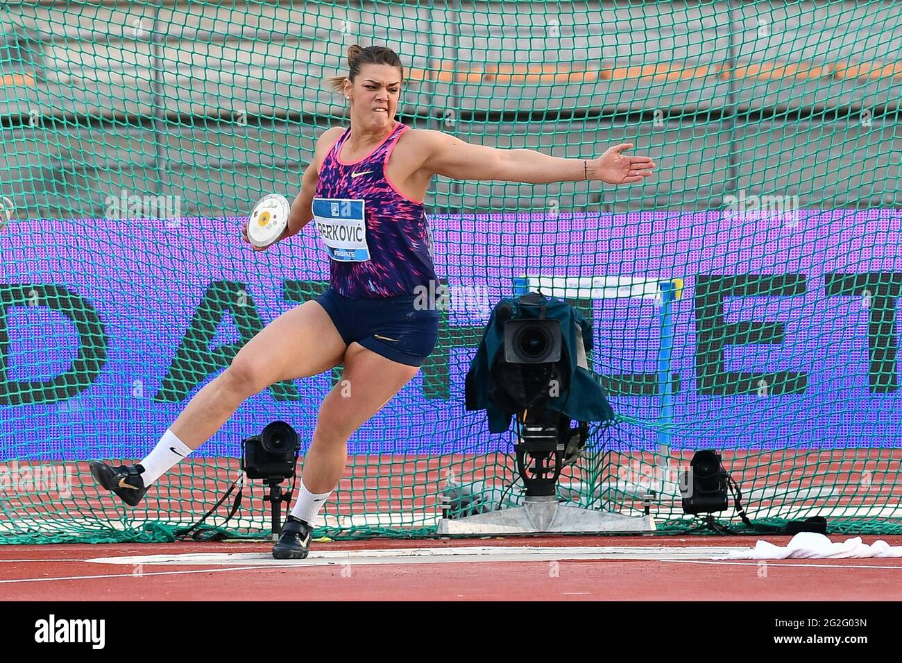 Sandra Perkovic (CRO) Women's Discus Throw during Wanda Diamond League ...