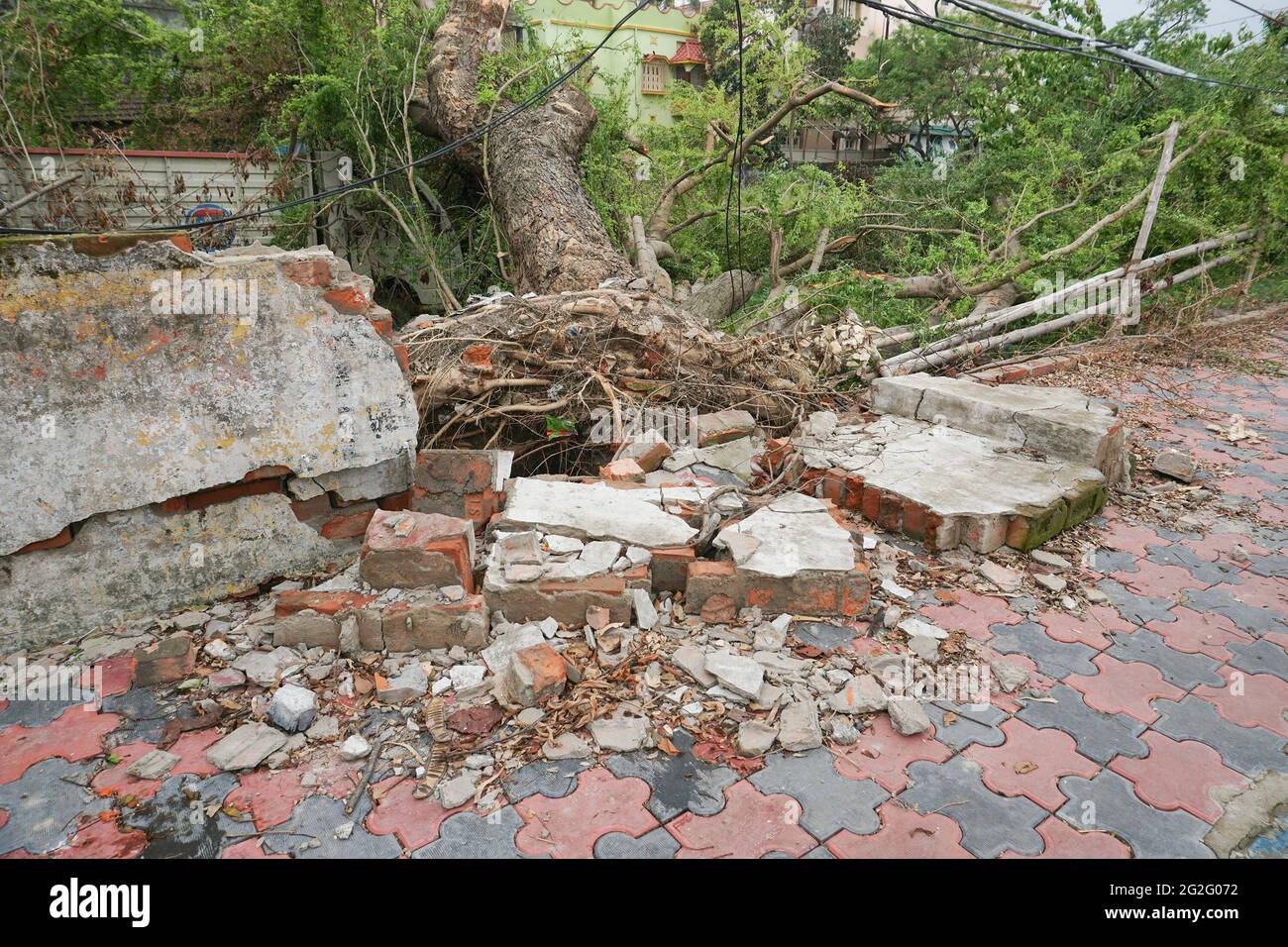 Howrah, West Bengal, India - 23rd May 2020 : Super cyclone Amphan ...