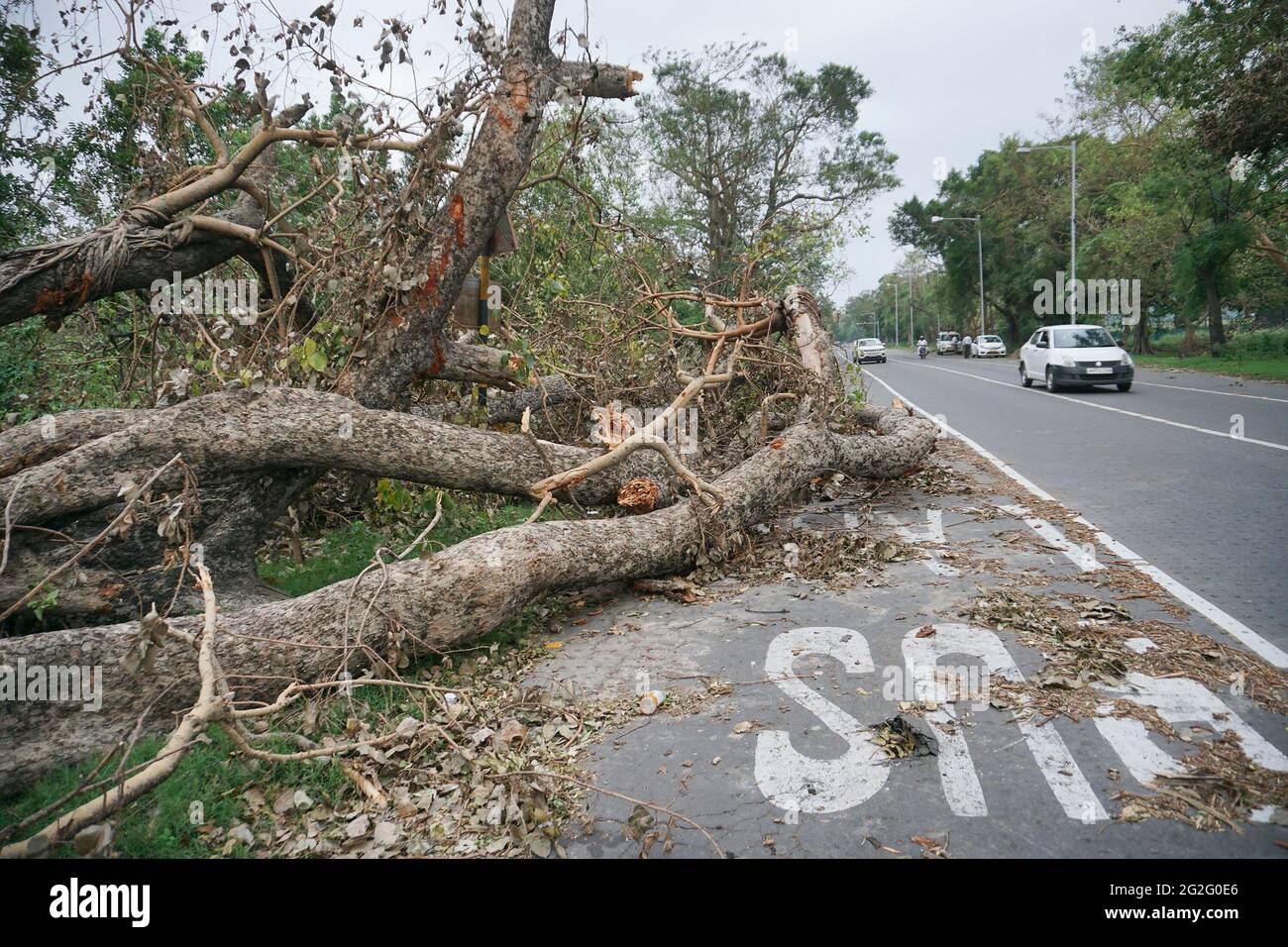 Kolkata, West Bengal, India - 23rd May 2020 : Super cyclone Amphan ...