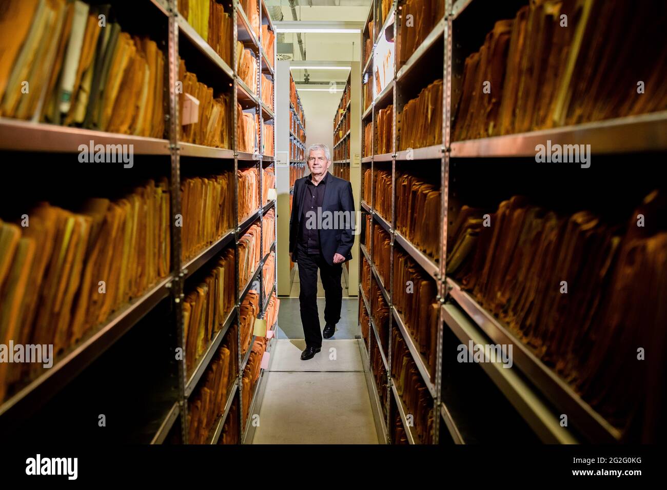 Berlin, Germany. 09th June, 2021. Roland Jahn, outgoing head of the ...