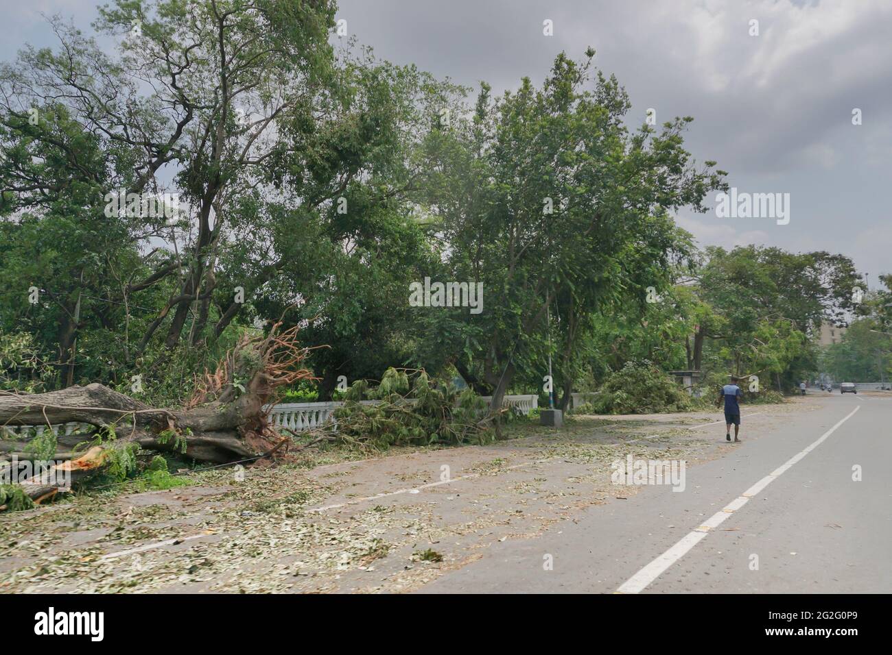 Kolkata, West Bengal, India - 22nd May 2020 : Super cyclone Amphan ...