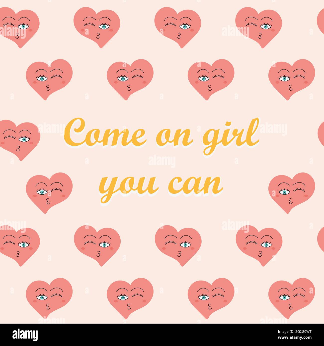 Girls motivation quotes. Abstract calligraphic poster. Typography ...