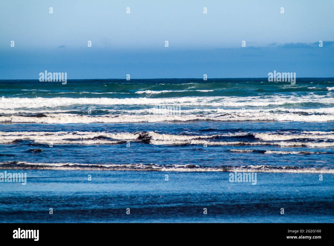 Waves on Pacific Ocean, National Park Chiloe, Chile Stock Photo - Alamy