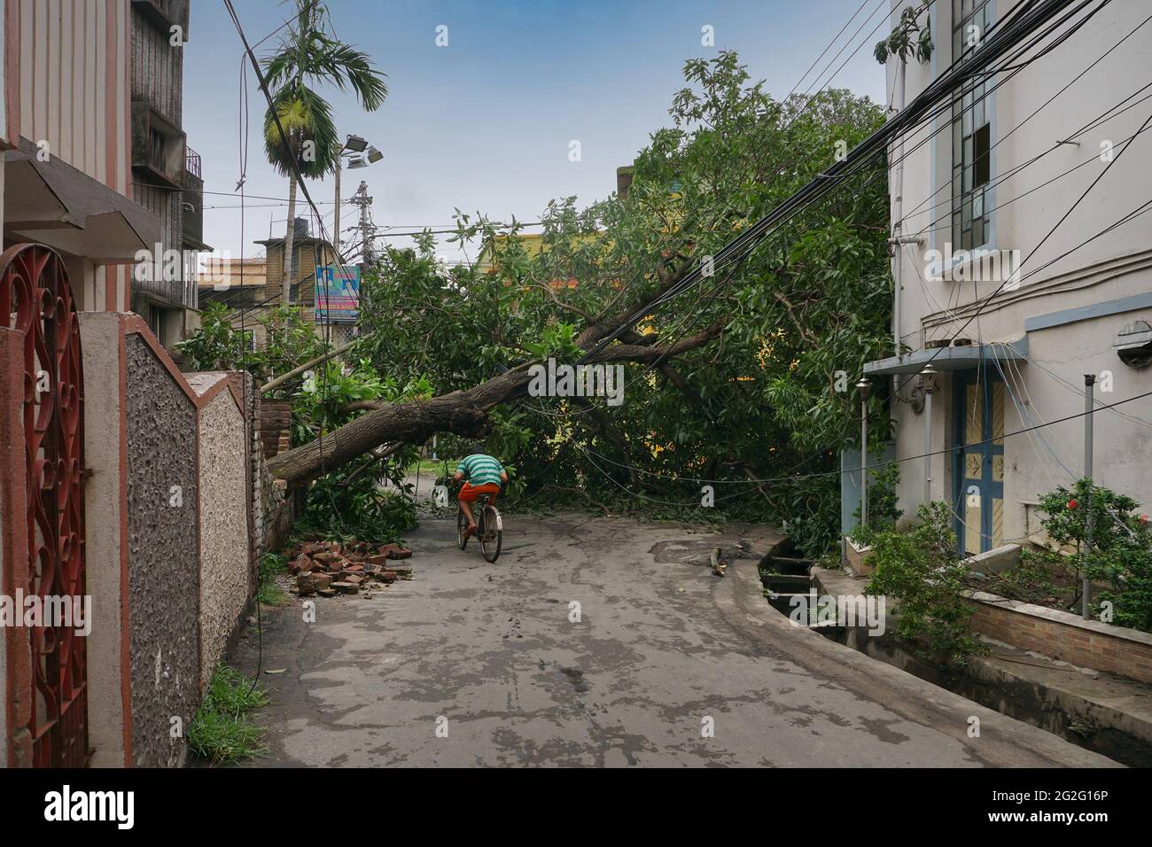 Howrah, West Bengal, India - 21st May 2020 : Super cyclone Amphan ...
