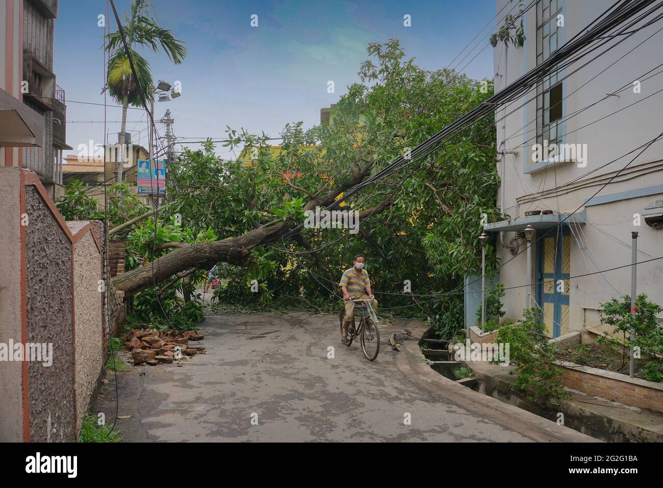 Howrah, West Bengal, India - 21st May 2020 : Super cyclone Amphan ...
