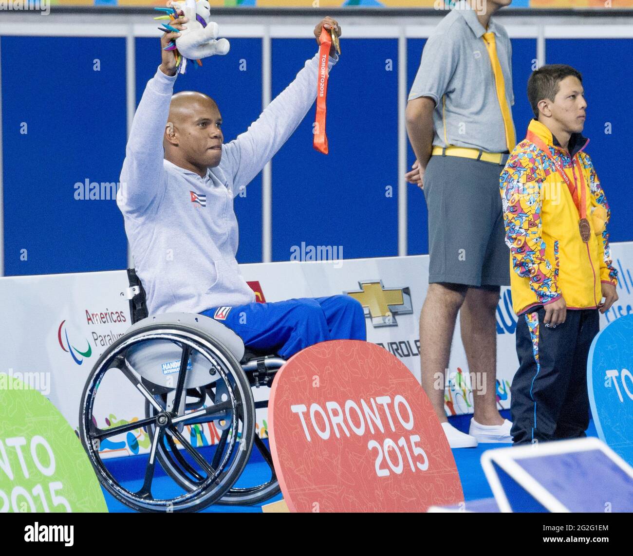 Parapan Am Games Toronto 2015- Swimming 400m Freestyle: Lorenzo Perez ...