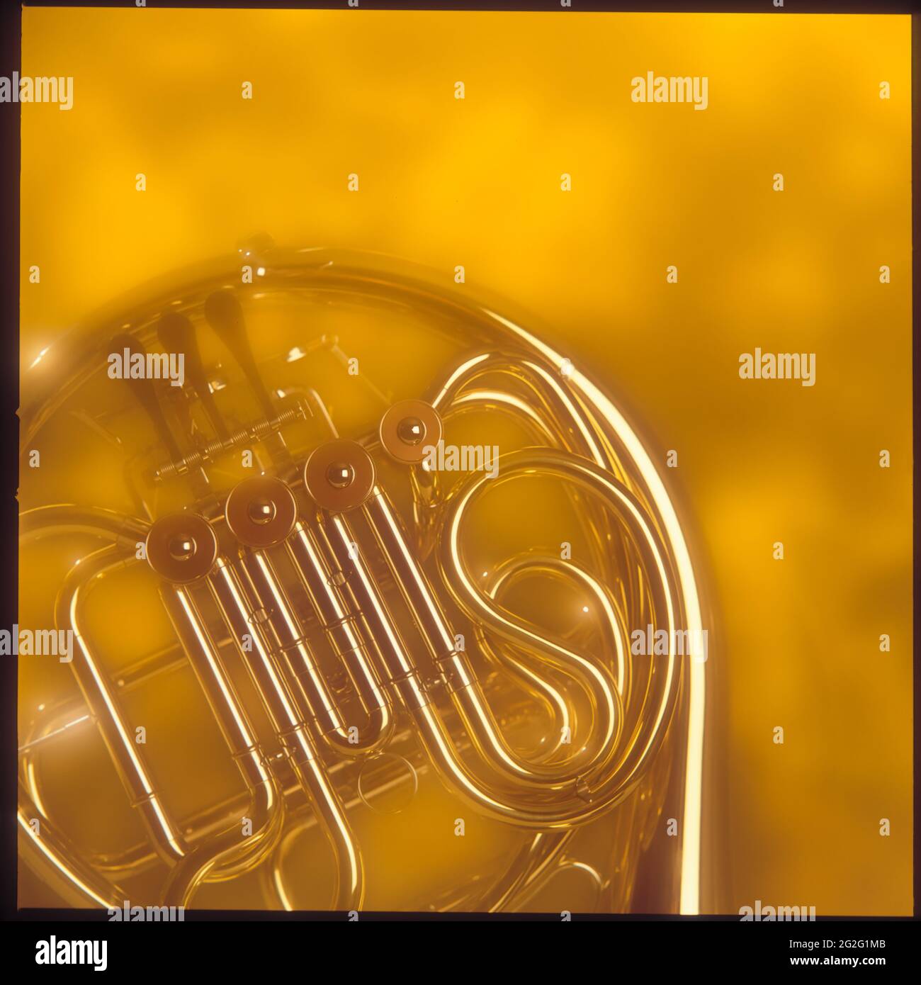 Closeup concert french horn hi-res stock photography and images - Alamy