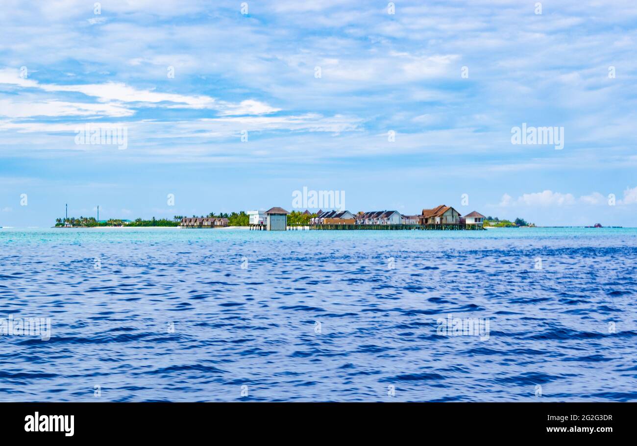 View of Kandoomaa Fushi island at Indian Ocean,Kaafu Atoll ,Maldives ...