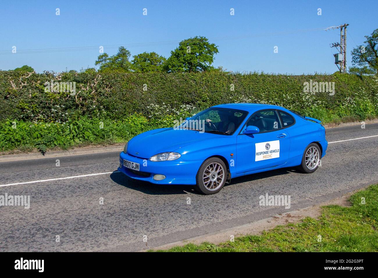 Medic Response Vehicle 1998 90s Hyundai Coupe F2 blue 1975cc Coupe, en ...
