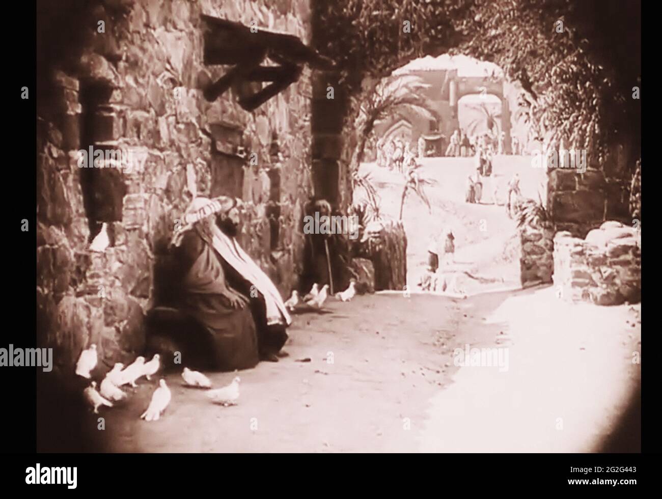 Vintage still of ancient Babylon life from the early 1900s movie ...