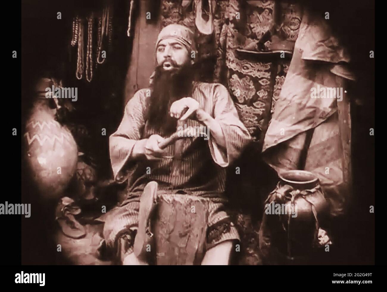 Vintage still of ancient Babylon life from the early 1900s movie ...