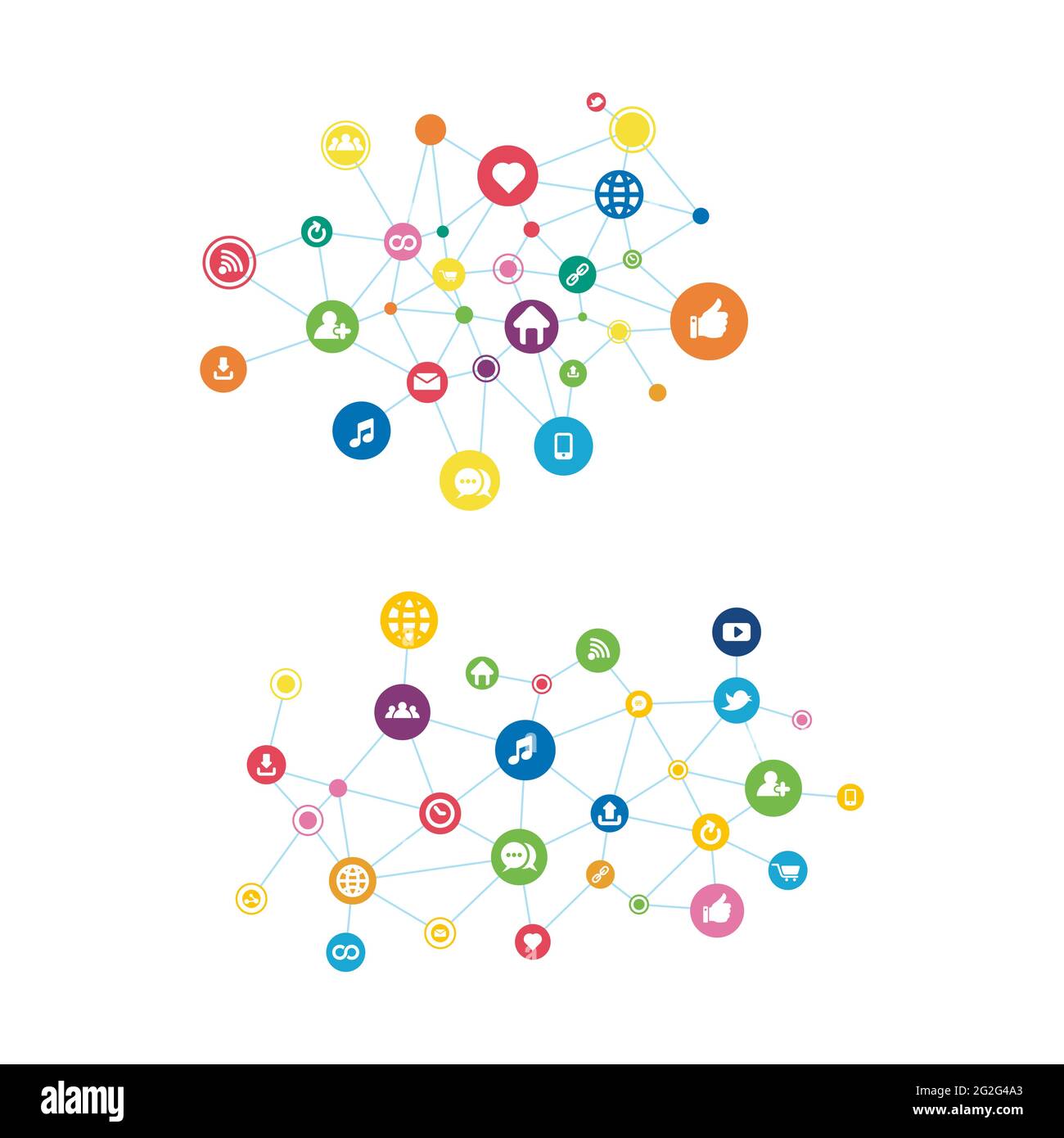 Global community communication message Cut Out Stock Images & Pictures ...