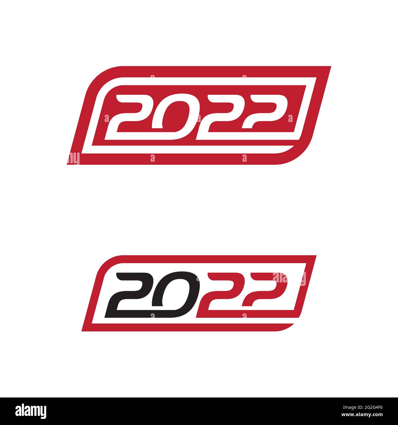 2022 new year icon vector illustration design template Stock Vector ...