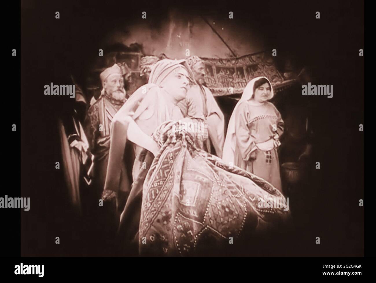 Vintage still of ancient Babylon life from the early 1900s movie ...