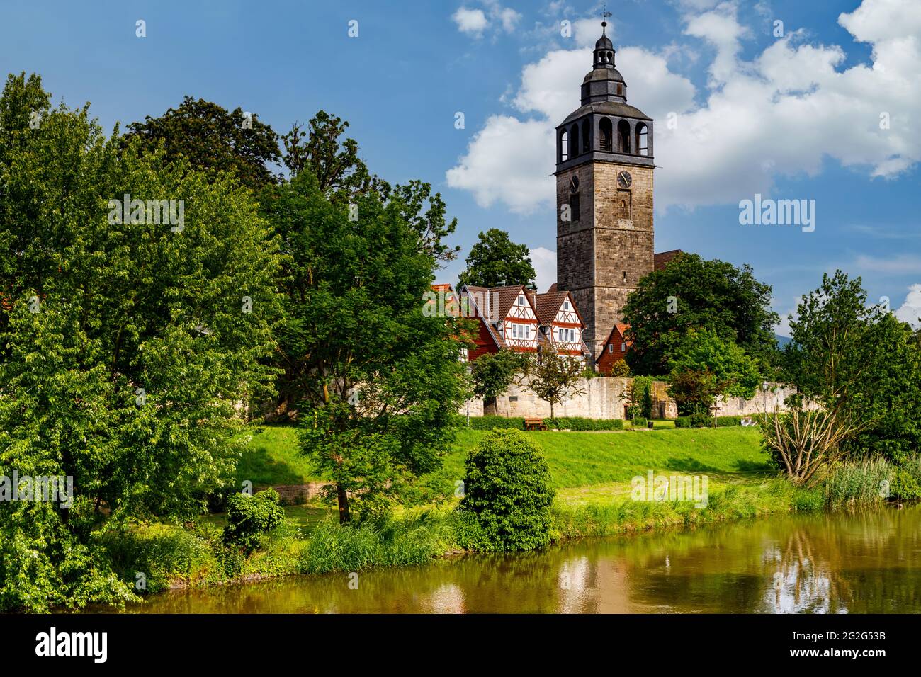 The Town of Bad Sooden Allendorf in the Werra Valley Stock Photo - Alamy