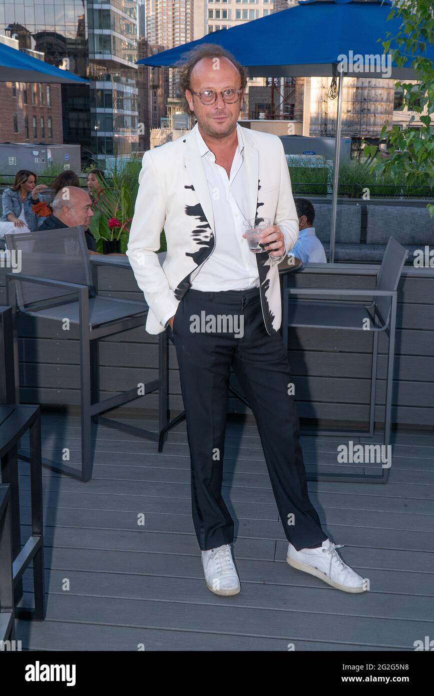Enrico Bruno attend the Frederick Anderson's Cocktails at Sunset and ...